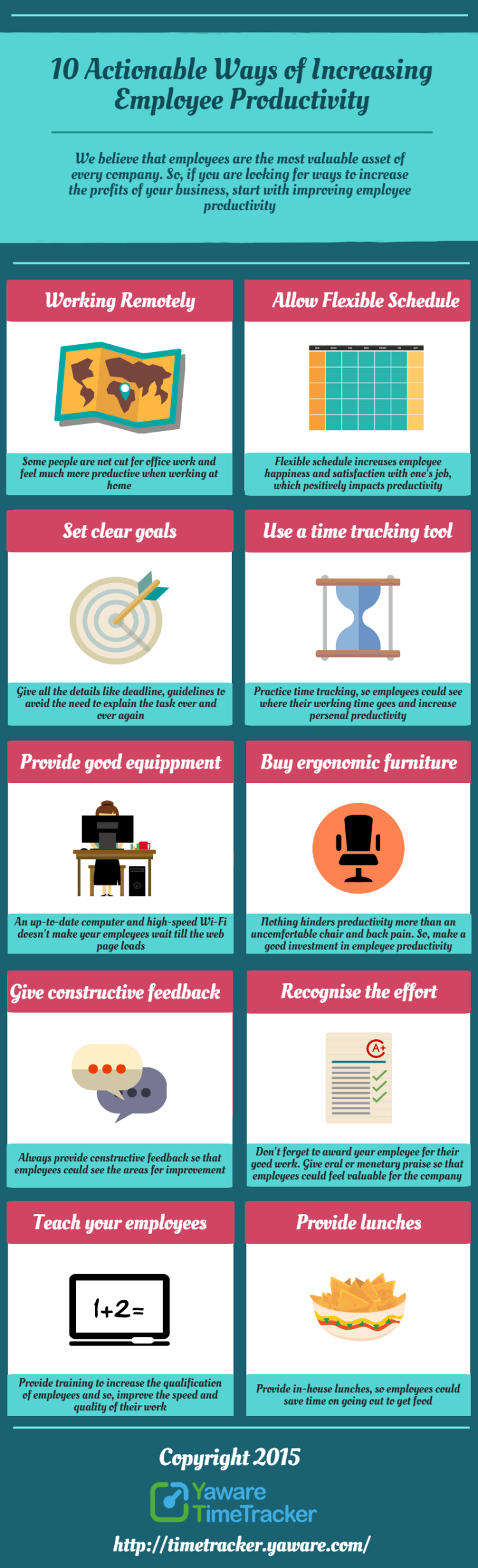 10 Effortless Ways of Increasing Employee Productivity [Infographic ...
